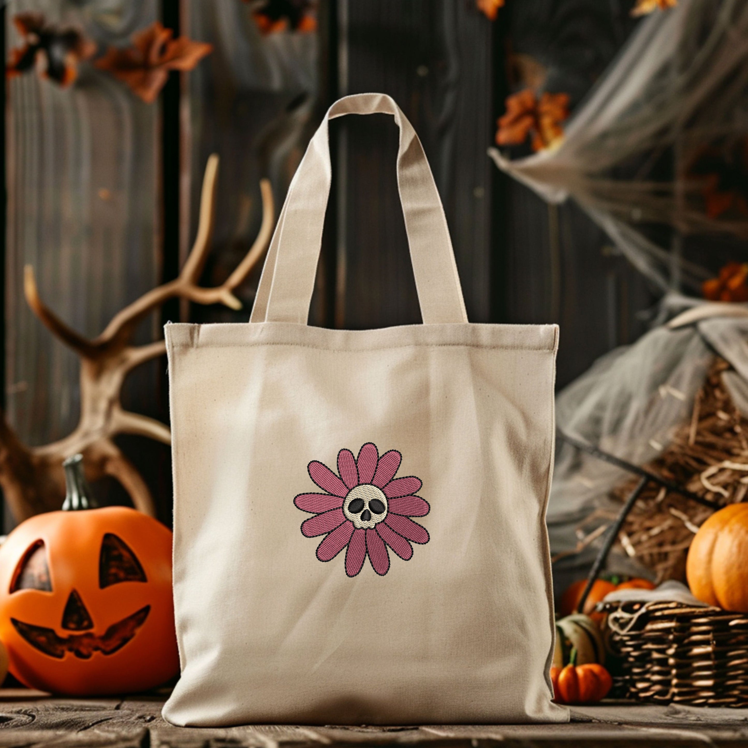 Enchanted Goth Daisy – Digital Stitch Empire