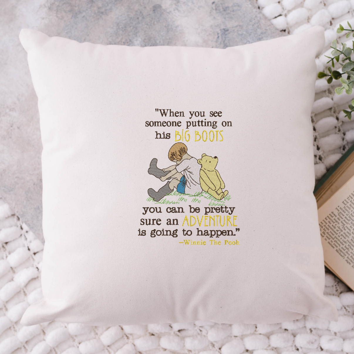 Pooh & Christoper Robin – Digital Stitch Empire