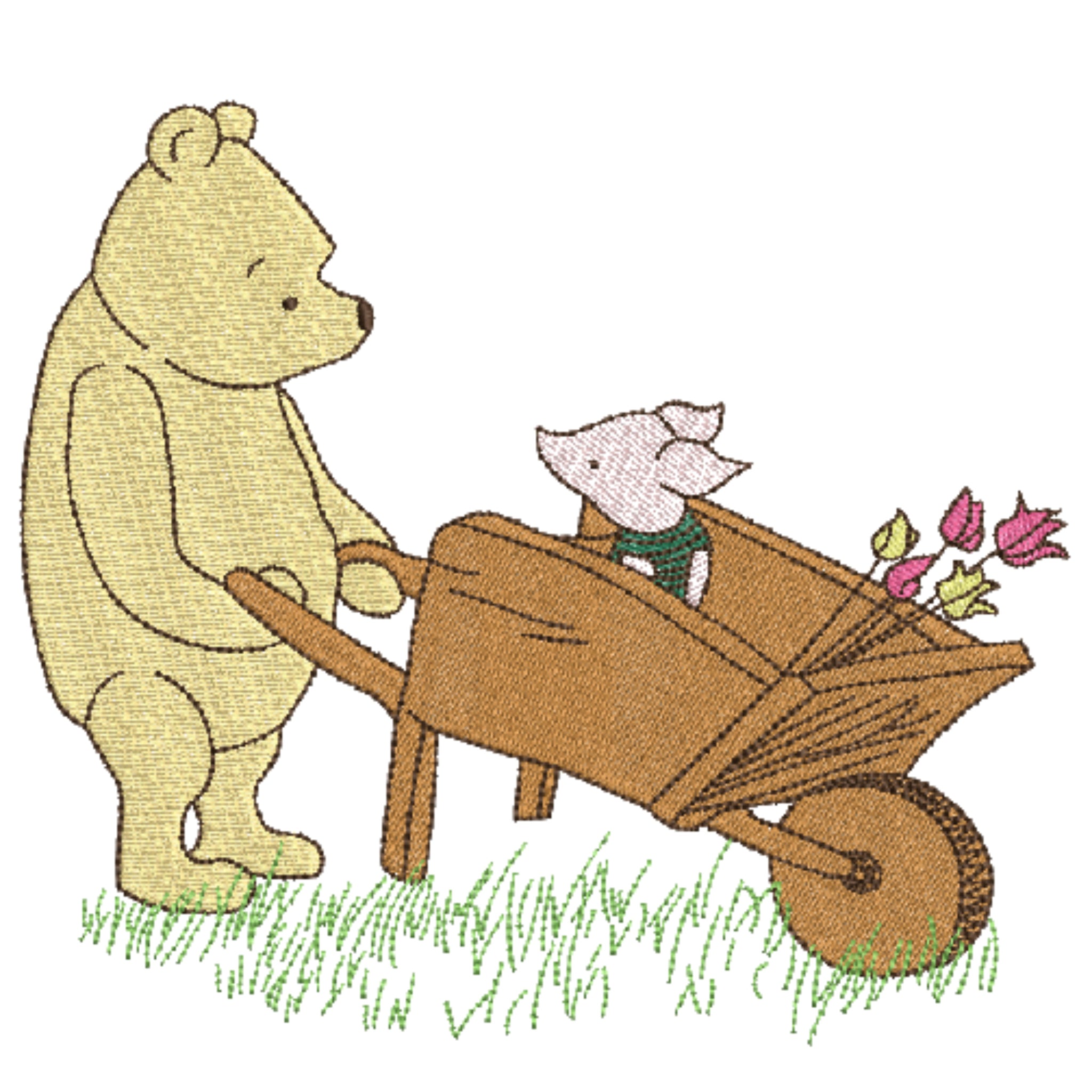 Pooh & Piglet's Garden Adventures – Digital Stitch Empire